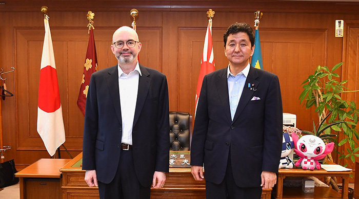 Defense Minister Kishi received a courtesy call by Chargé d’Affaires ad ...