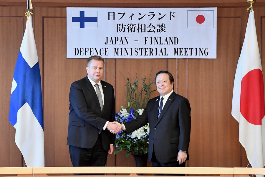 Japan-Finland Defense Ministerial Meeting | Japan Ministry of Defense