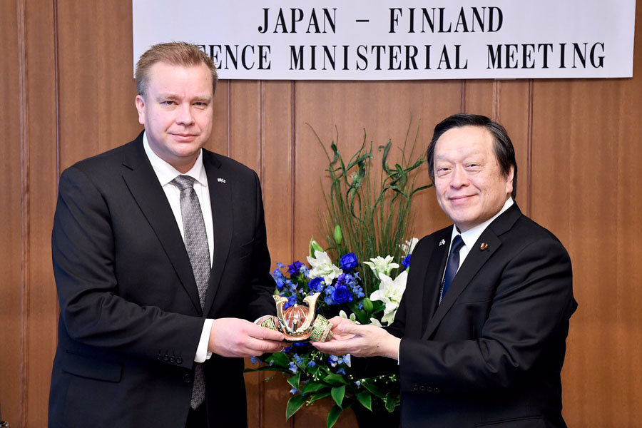 Japan-Finland Defense Ministerial Meeting | Japan Ministry of Defense