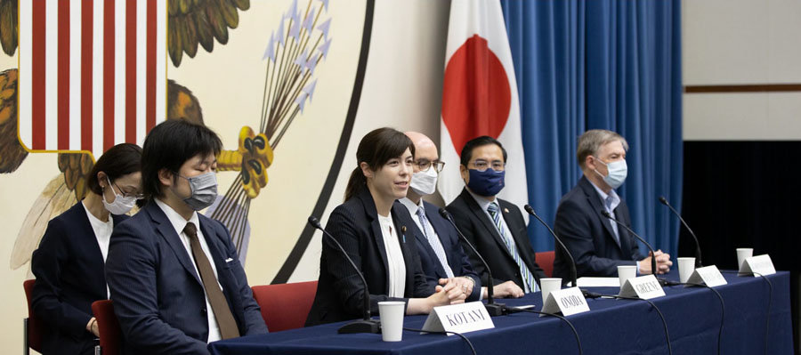 Parliamentary Vice-Minister Onoda attended the workshop “Japan-US ...