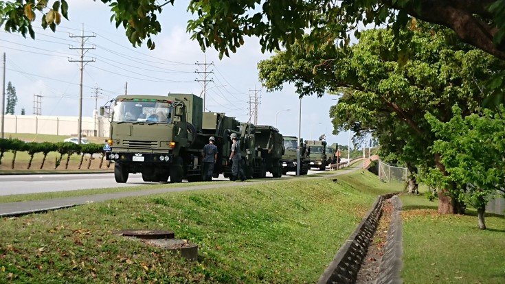 The PAC-3 maneuver deployment training | Japan Ministry of Defense