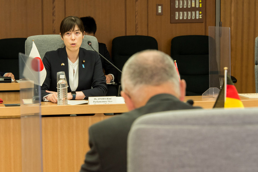 Parliamentary Vice-Minister Onoda received a courtesy call from the ...