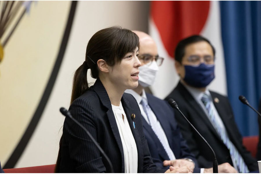 Parliamentary Vice-Minister Onoda attended the workshop “Japan-US ...
