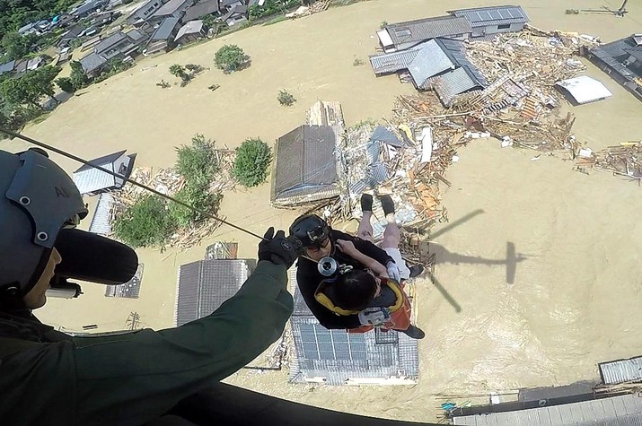 JSDF Disaster Relief Activities Associated with Heavy Rain in July 2020 ...