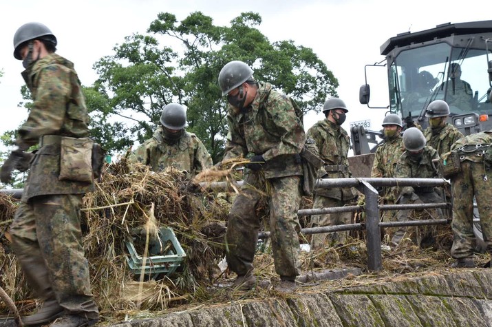 JSDF Disaster Relief Activities Associated with Heavy Rain in July 2020 ...