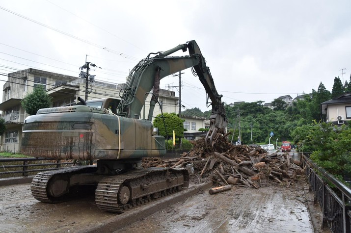 JSDF Disaster Relief Activities Associated with Heavy Rain in July 2020 ...