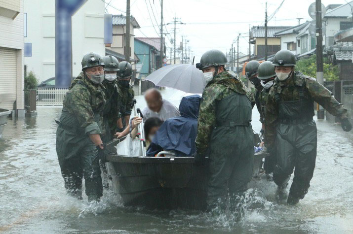 JSDF Disaster Relief Activities Associated with Heavy Rain in July 2020 ...