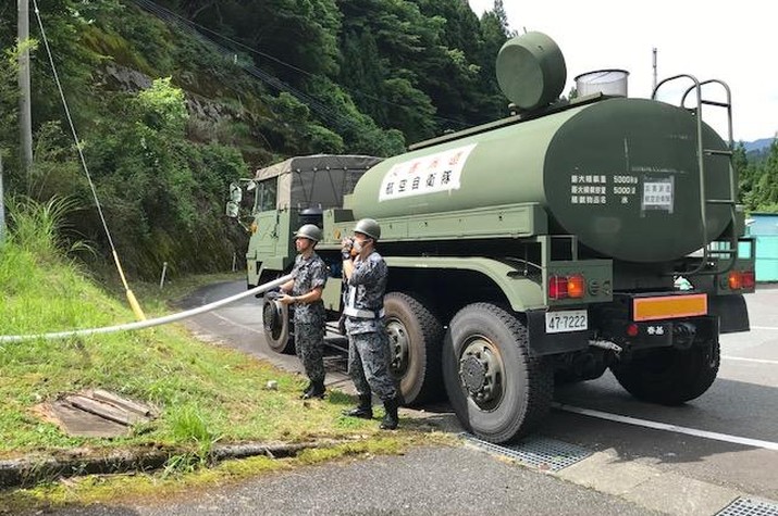 JSDF Disaster Relief Activities Associated with Heavy Rain in July 2020 ...
