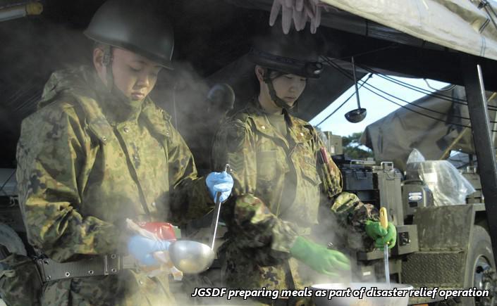 Field Feeding of the JGSDF
