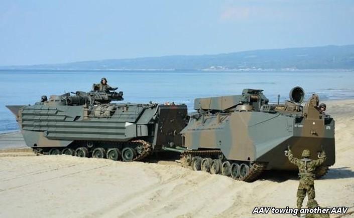 AAV towing another AAV