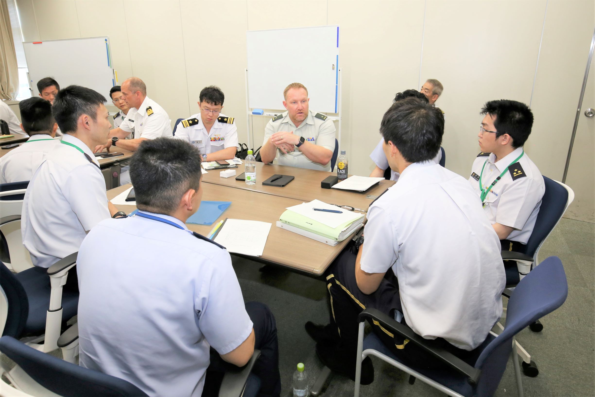 Discussion among student group