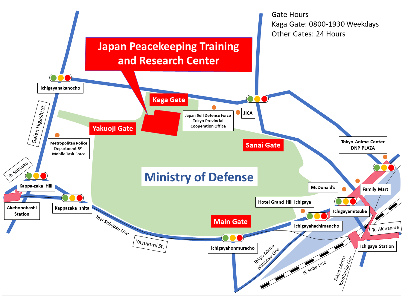 Access | About us | JPC Japan Peacekeeping Training and Research Center