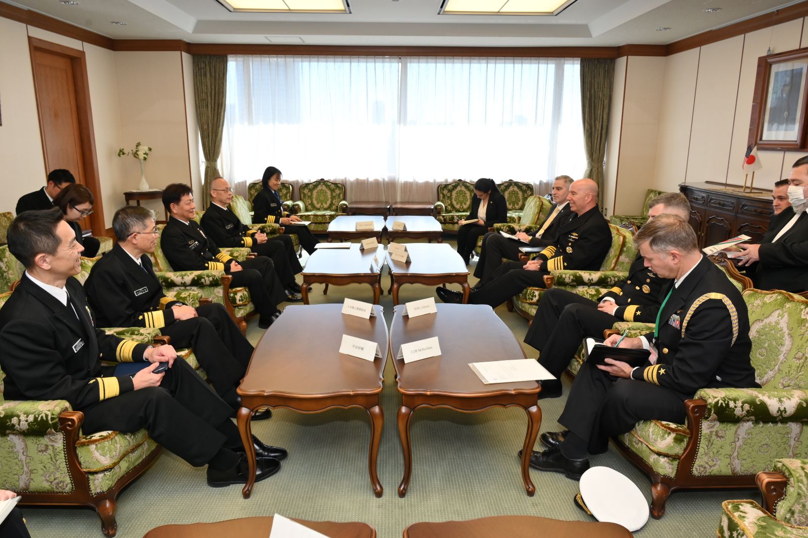 韓国合同巡行訓練戦団長来訪｜幕僚協議｜海上自衛隊 〔JMSDF〕 オフィシャルサイト