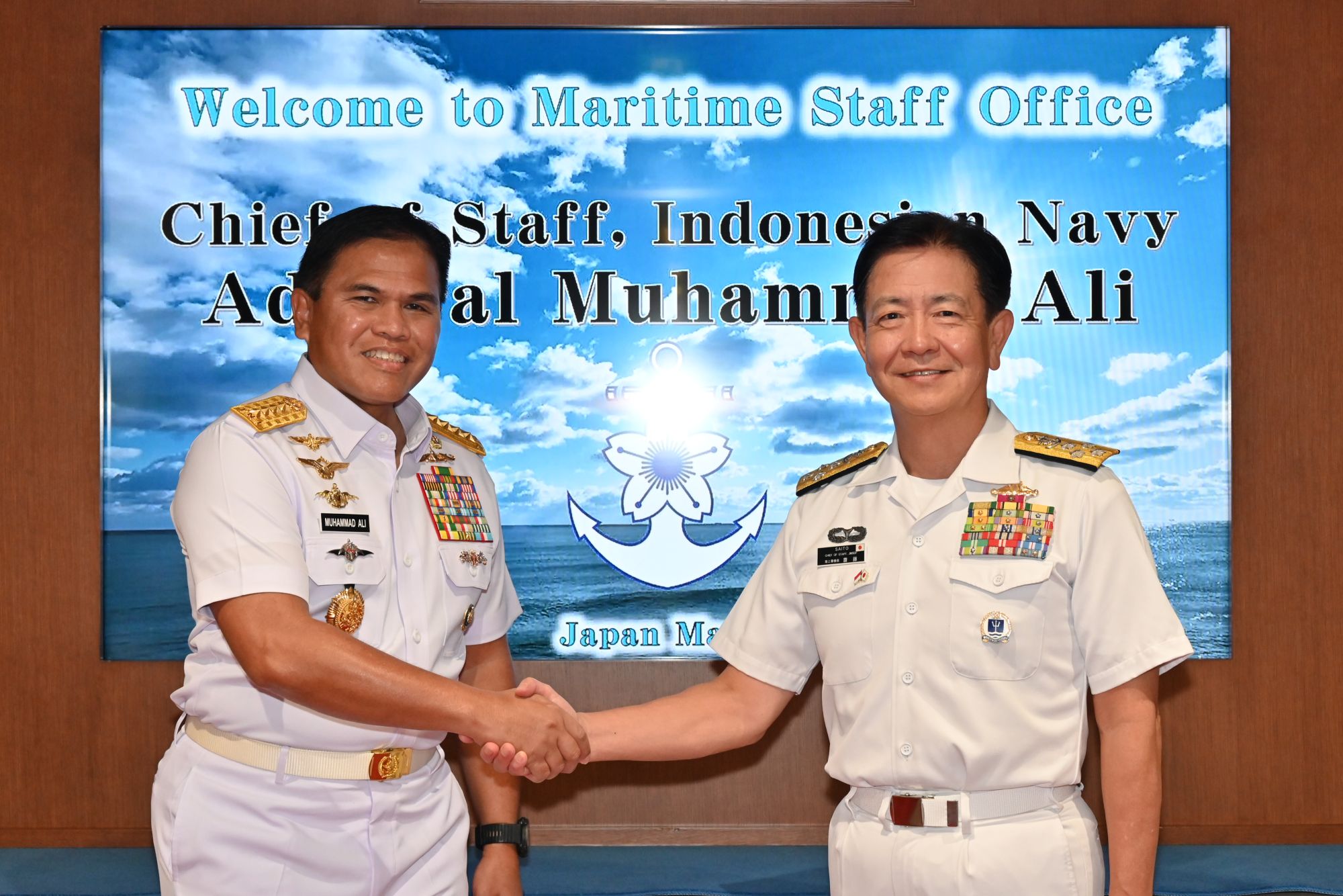 Courtesy Visit by ADM Ali, Chief of the Indonesian Navy