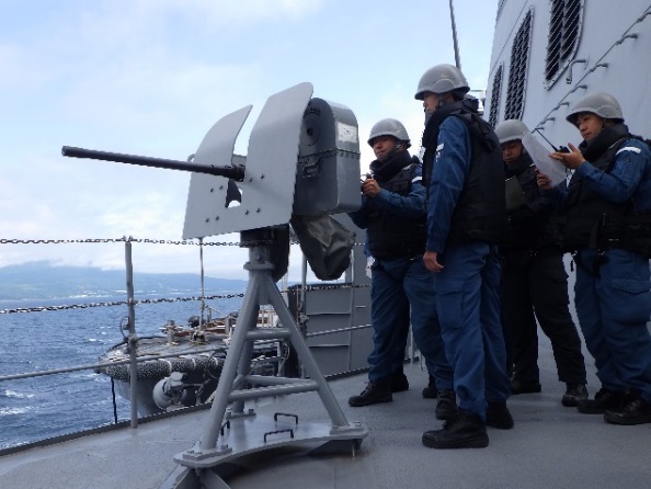 JS ATAGO (DDG 177), JS YUDACHI (DD 103) and JS SHIRANUI (DD 120 ...