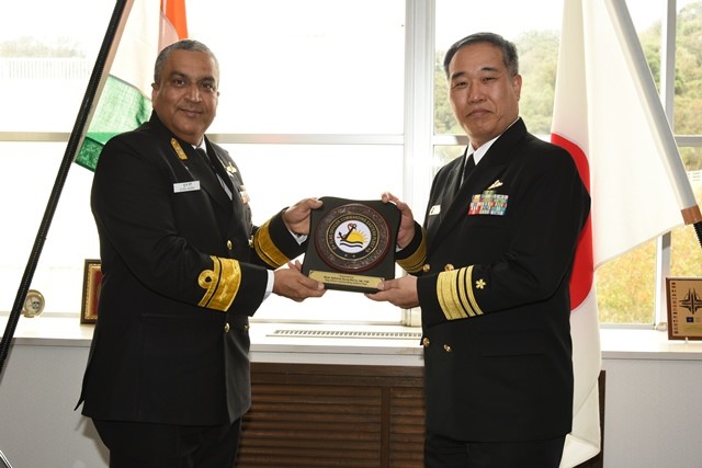 RADM Suraj Berry, Flag officer commanding eastern fleet, made a ...