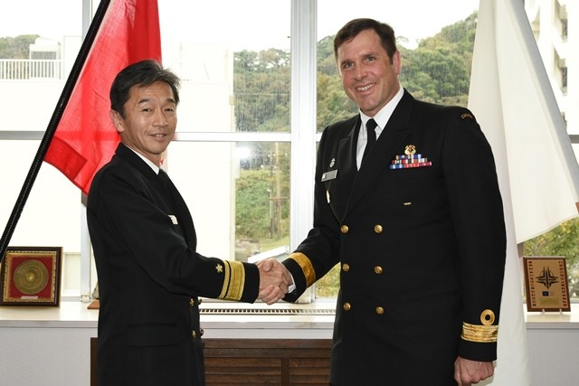 Commodore Angus Topshee, Commander Canadian Fleet Pacific, made a a ...